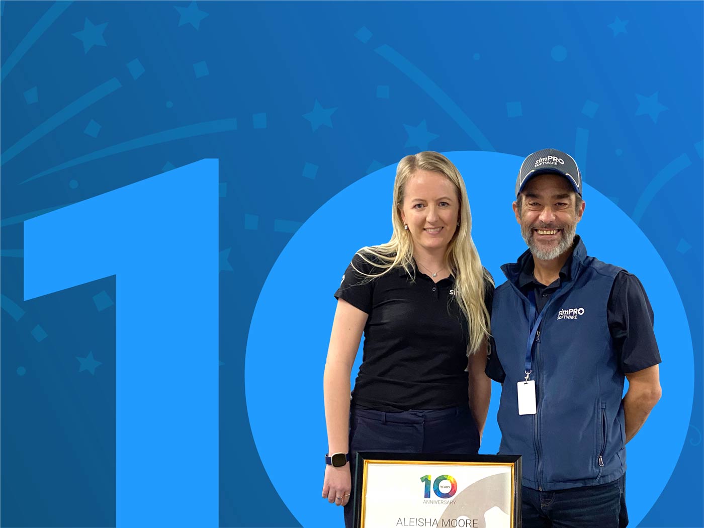 Aleisha Moore Celebrates 10 Years at simPRO | simPRO